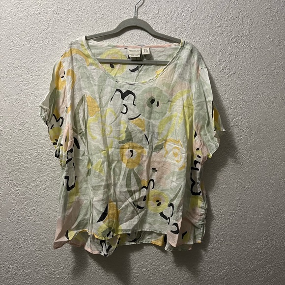 Rachel Zoe | Tops | Rachel Zoe Los Angeles Womens Linen Pastel ...